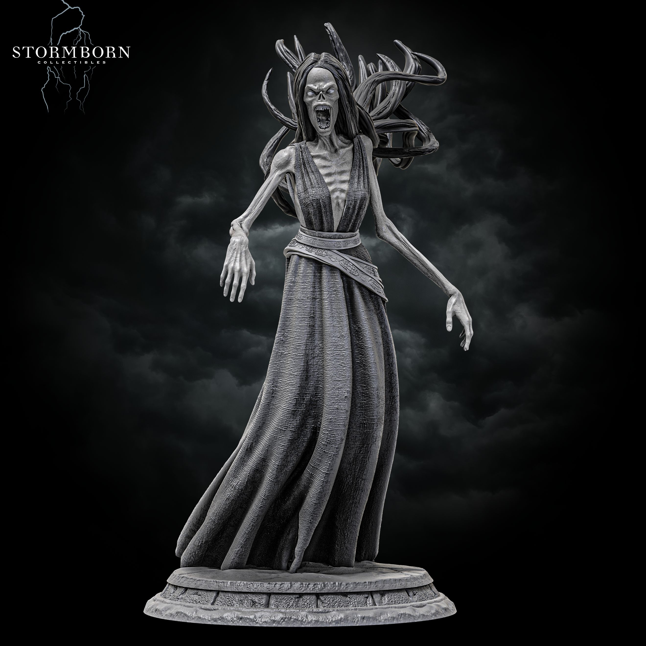 Banshee Resin 3D Print - Stormborn Collectibles by D&K Custom Prints