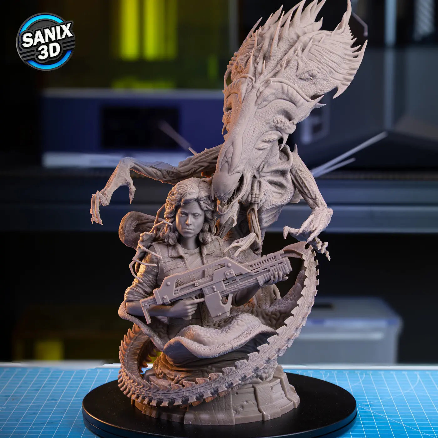 Resin Fan Art: Ellen Ripley Alien Statue | 1:6 & 1:10 Diorama – D&K ...