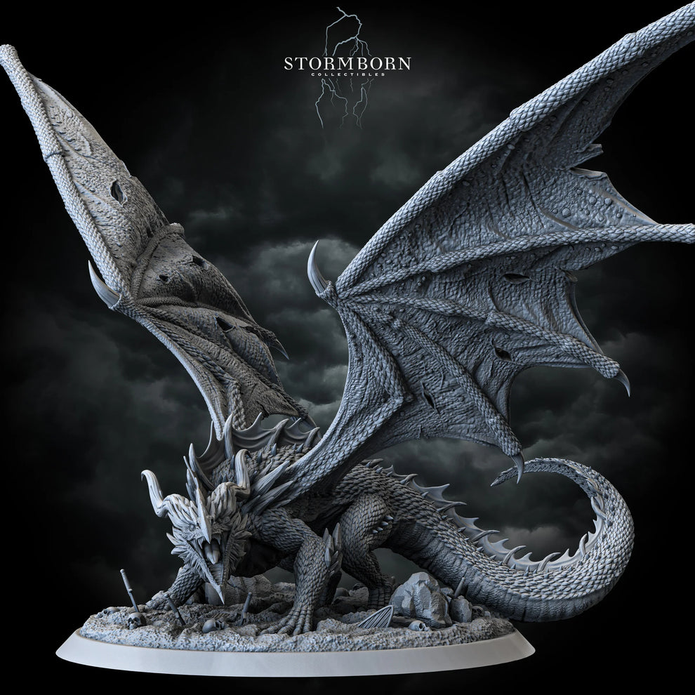 Ancient Red Dragon Resin Miniature | Stormborn Collectibles – D&K ...
