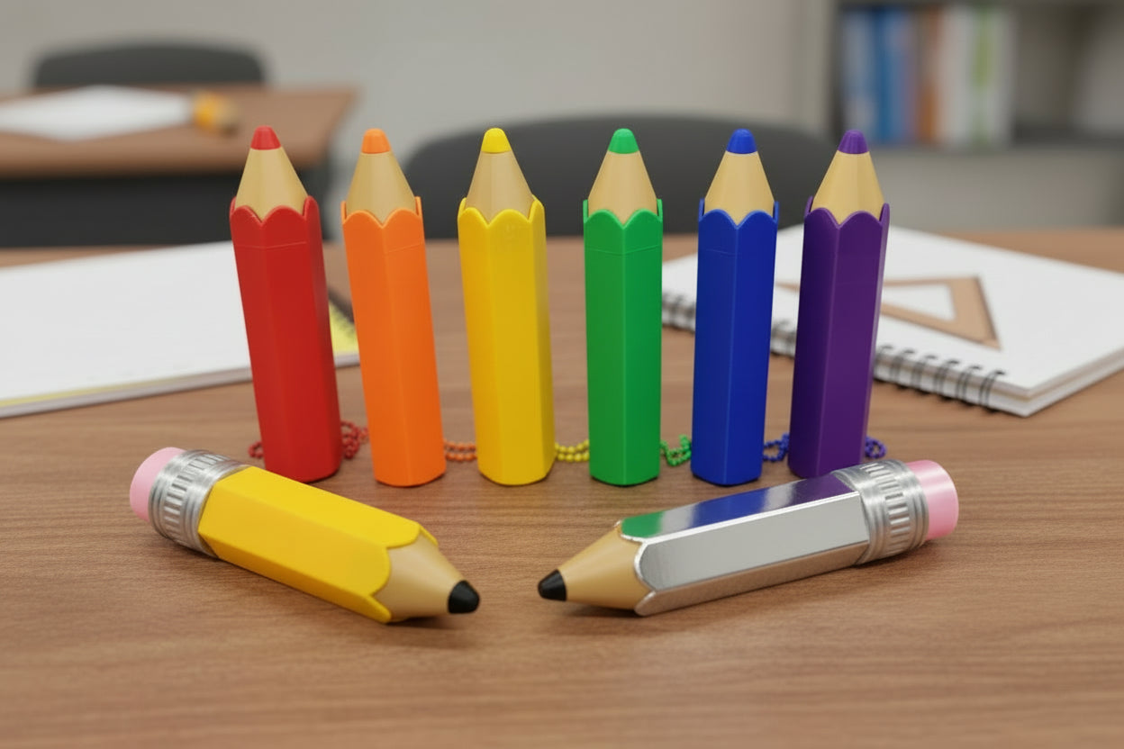 3D Printed Pencil Fidget Toy – Clickable Desk Toy, Custom Colors – D&K ...