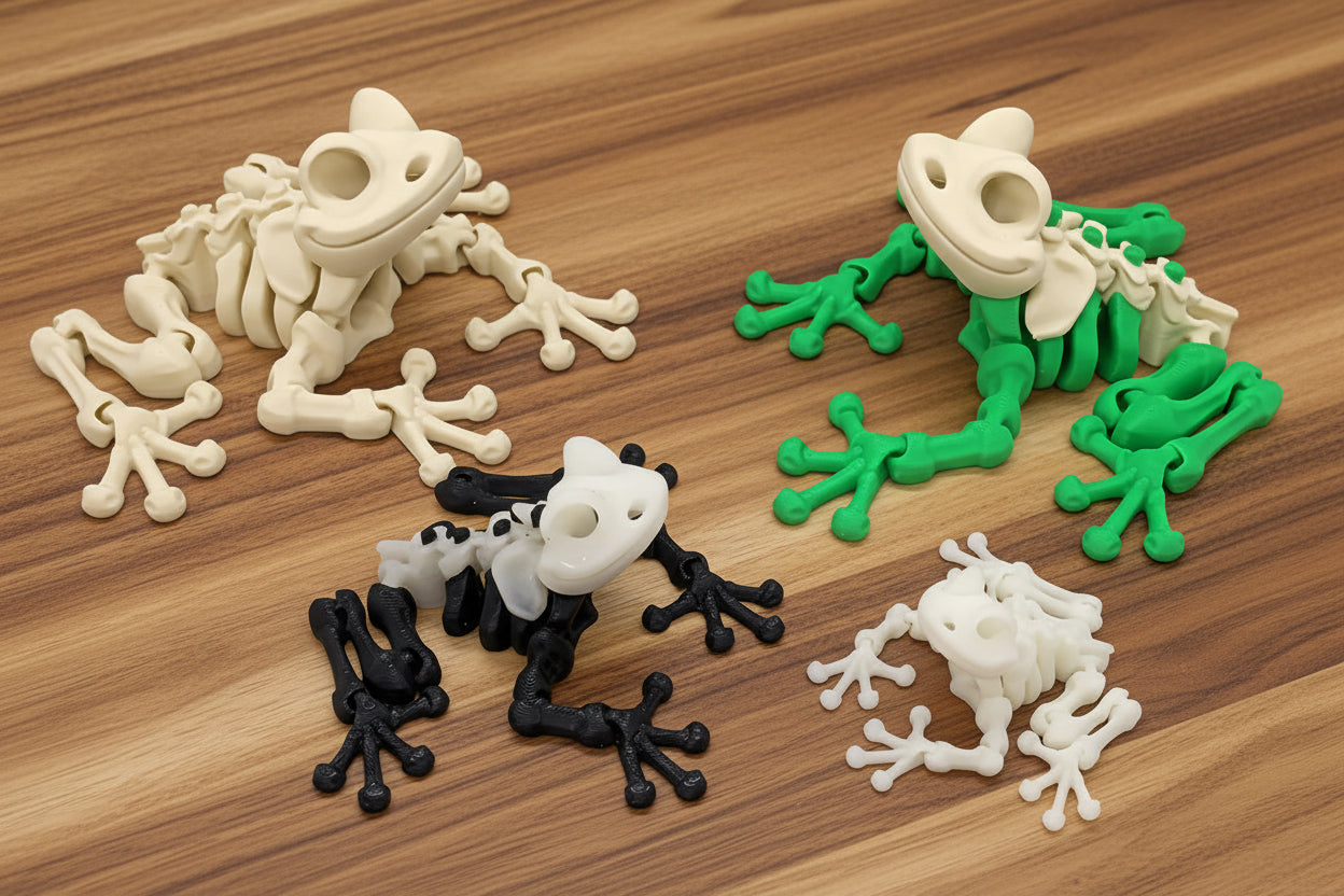 Articulated Skeleton Frog – Toy or Magnet for Spooky Fun – D&K Custom ...