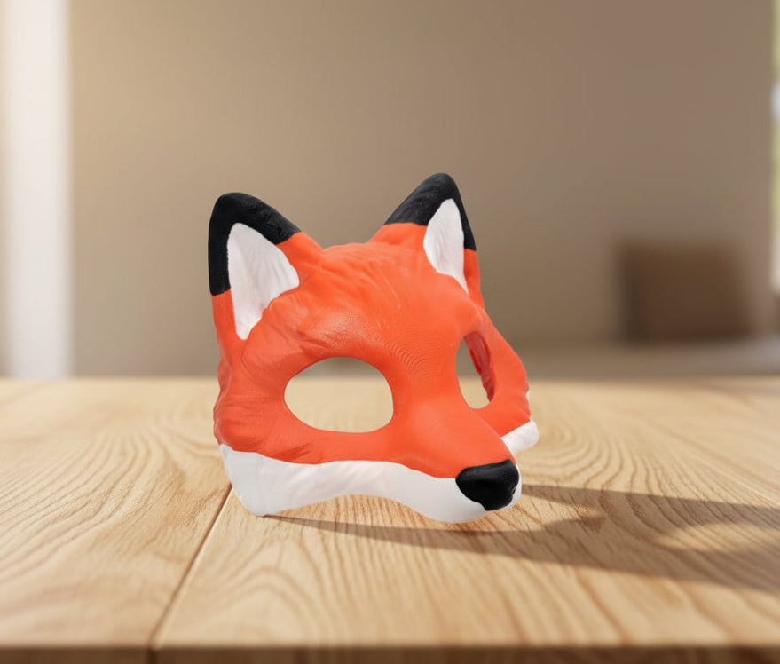 Fox Mask – 3D Printed Cosplay & Therian Costume Mask – D&K Custom Prints