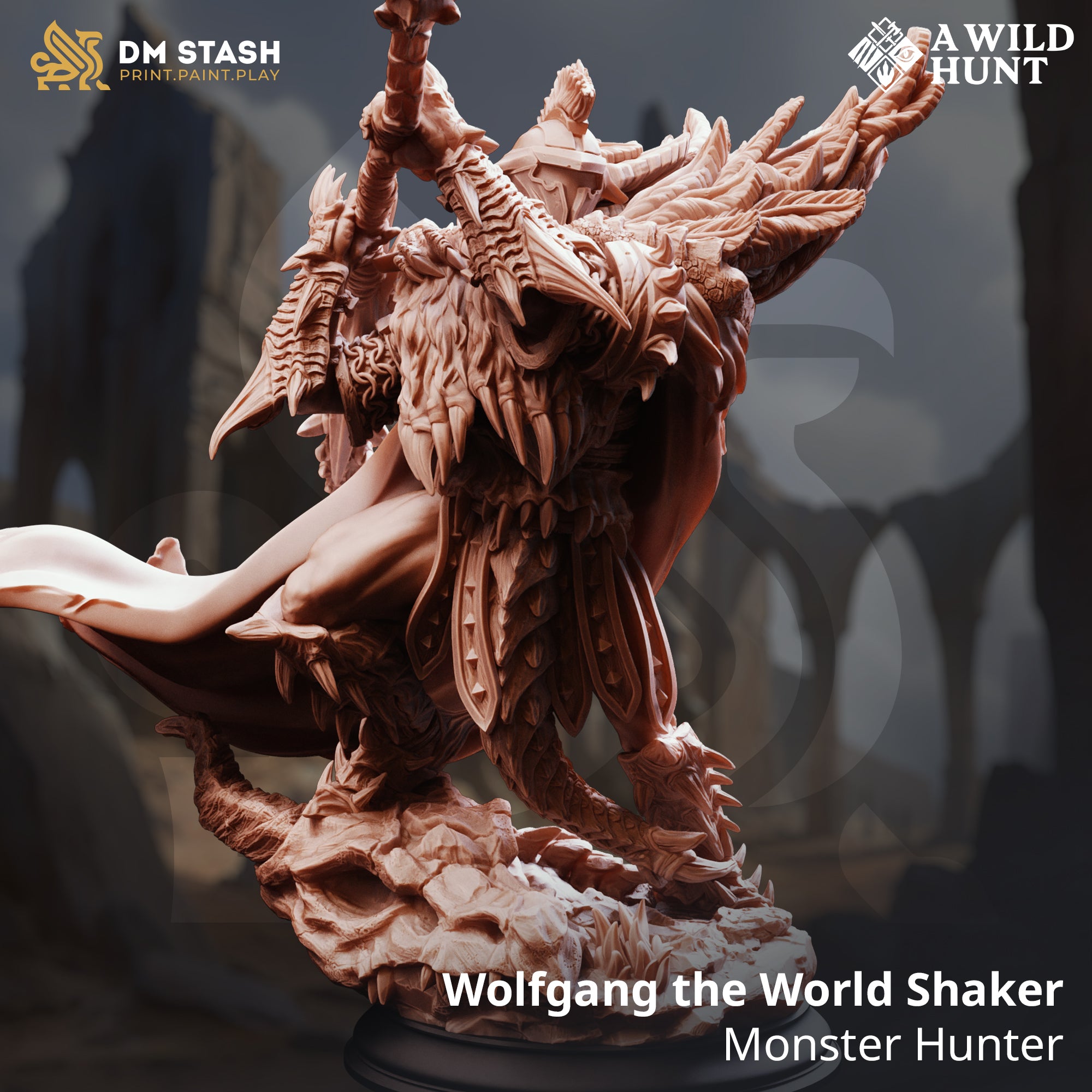 Wolfgang the World Shaker – Monster Hunter – D&K Custom Prints